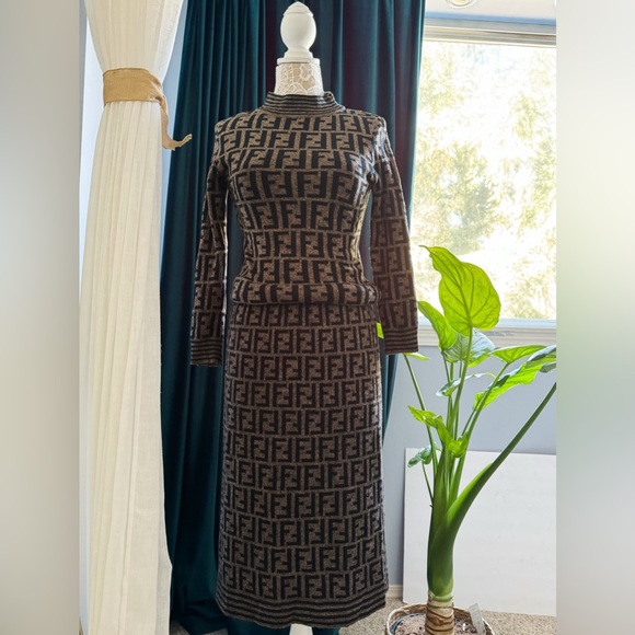 Fendi | Pants & Jumpsuits | Authentic Fendi 2 Pieces Sweater | Poshmark